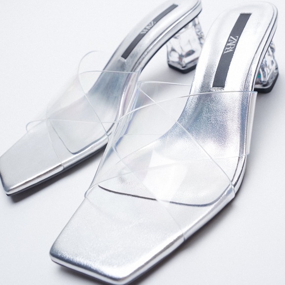Zara | Shoes | Zara Vinyl Mules | Poshmark
